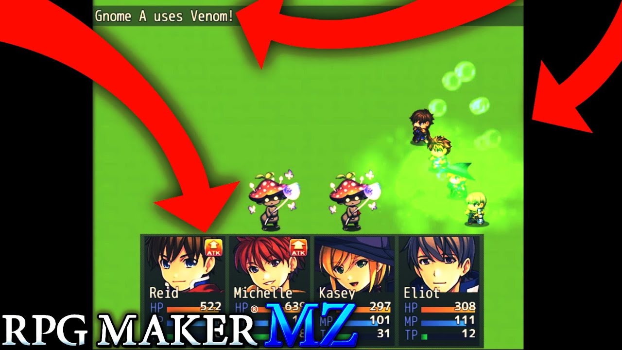 RPG MAKER: MZ TUTORIAL | SKILLS/STATES/ANIMATIONS