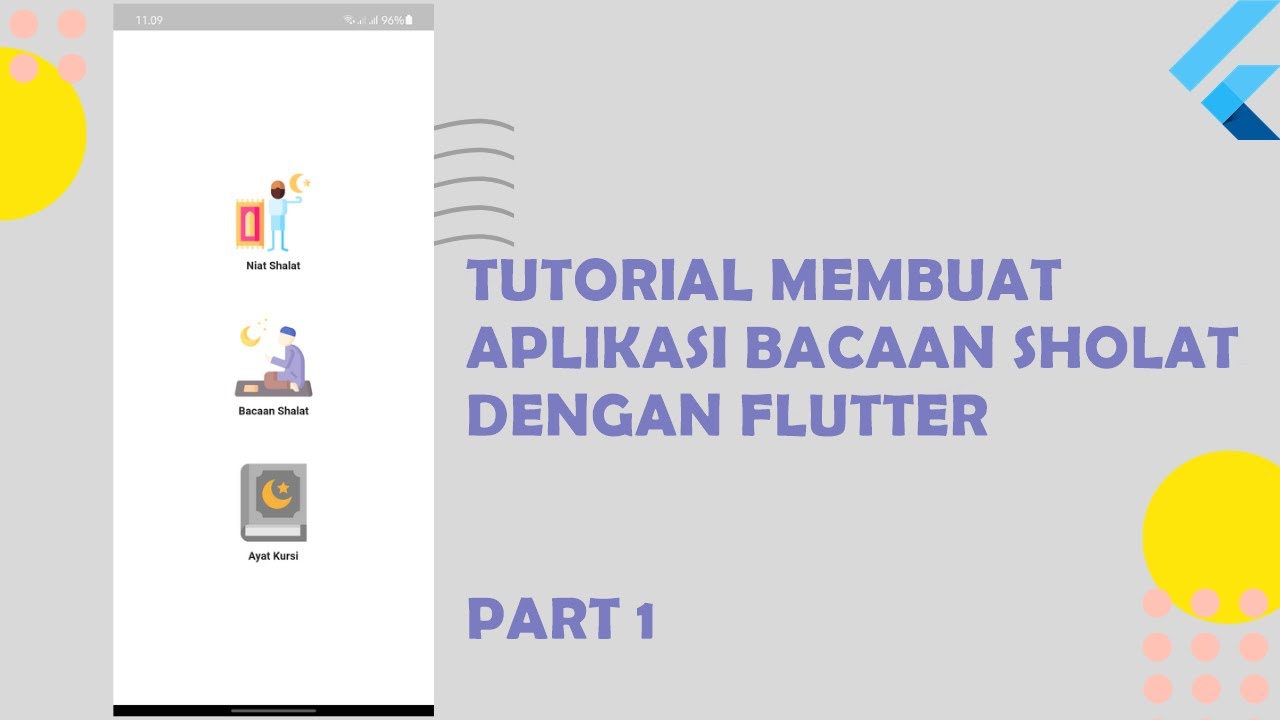 Tutorial Membuat Aplikasi Bacaan Sholat dengan Flutter - Part 1