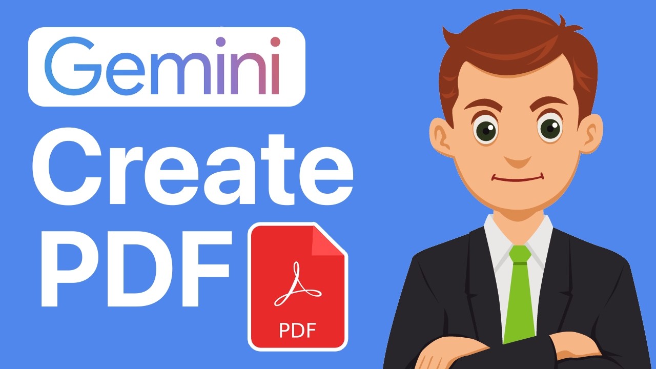 How To Create A PDF Document In Gemini AI Directly - Fast & Easy