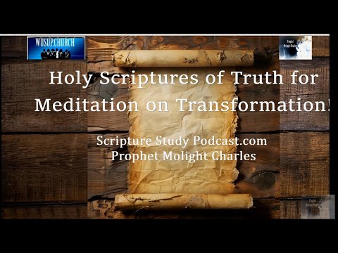 Scriptures for meditation, to Experience Transformation! – Prophet ...