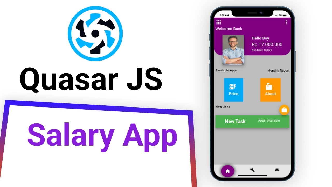 QuasarJS Tutorial - Design App Salary