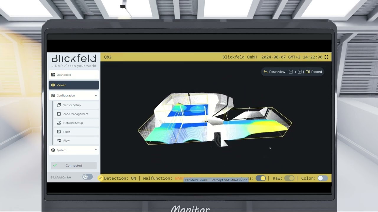 Senstar Blickfeld Smart 3D LiDAR  - Stockpile Volume Monitoring Solution