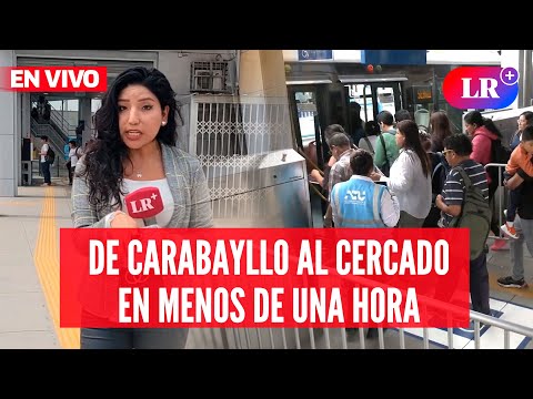CONOZCA la ruta del METROPOLITANO que unirá Carabayllo y el Centro en menos de una hora | #EnVivoLR