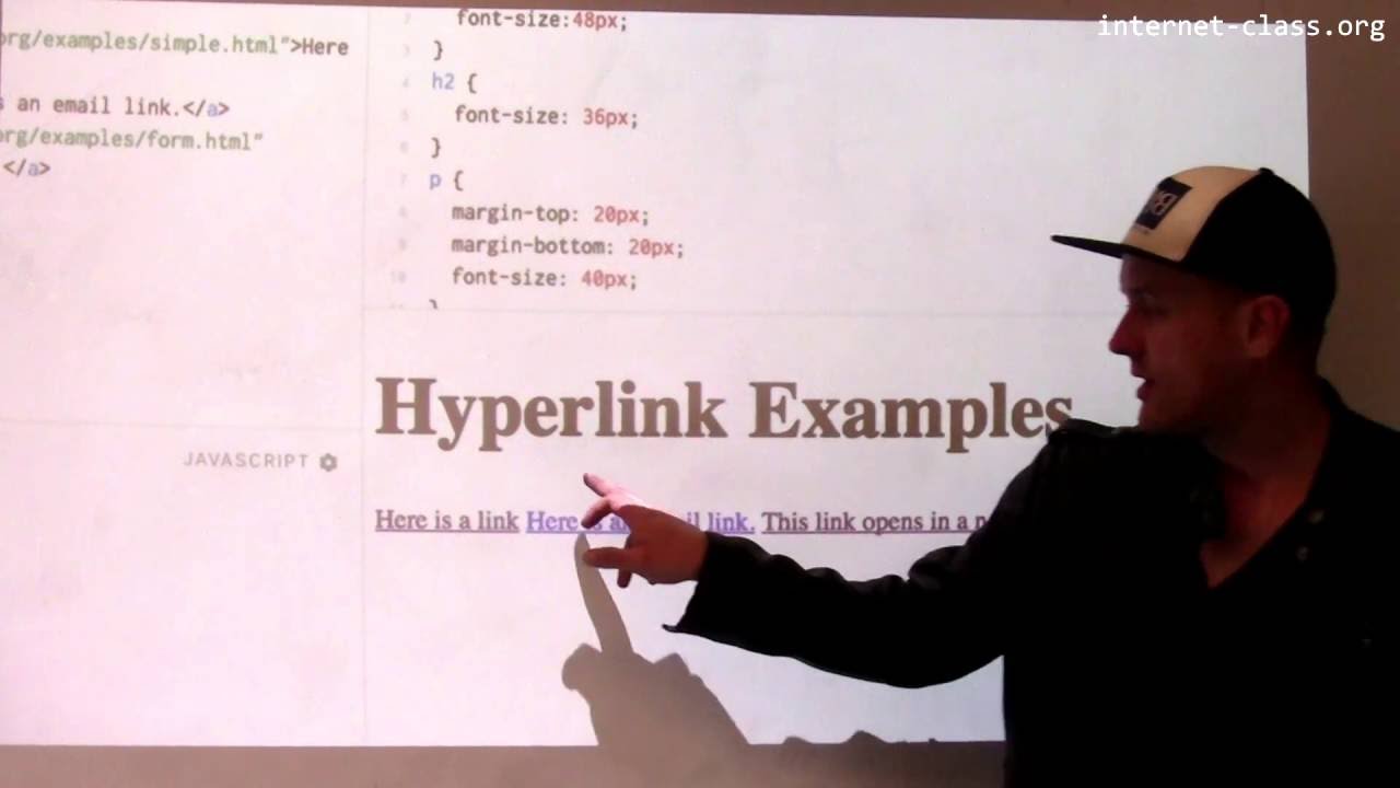 What is a hyperlink?