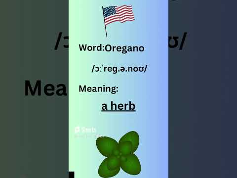 How to Pronounce Oregano in American Accent #learning #learnenglish