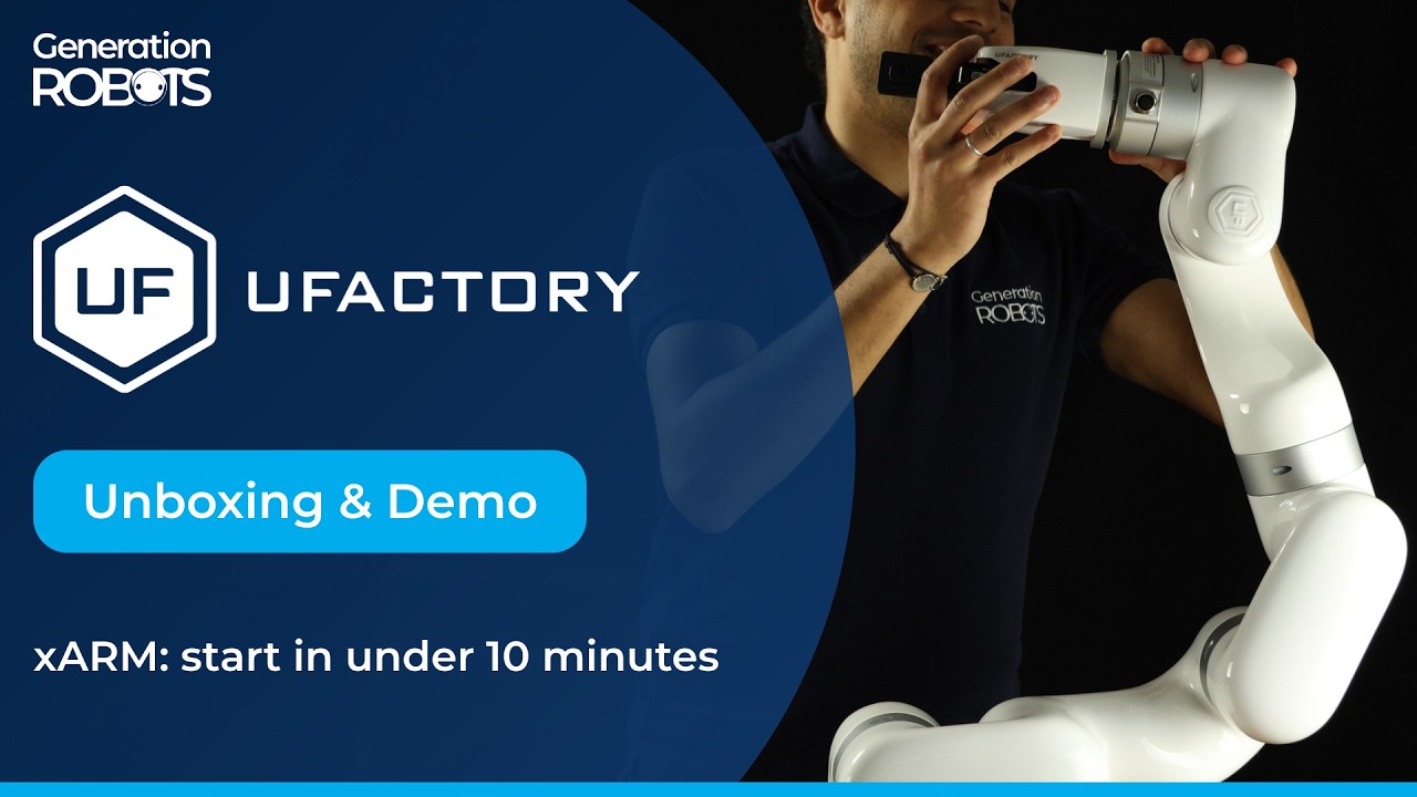 UFactory xArm 6 Setup in Under 10 Minutes  | Easy Robot Programming (Blockly, ROS 2, Python)