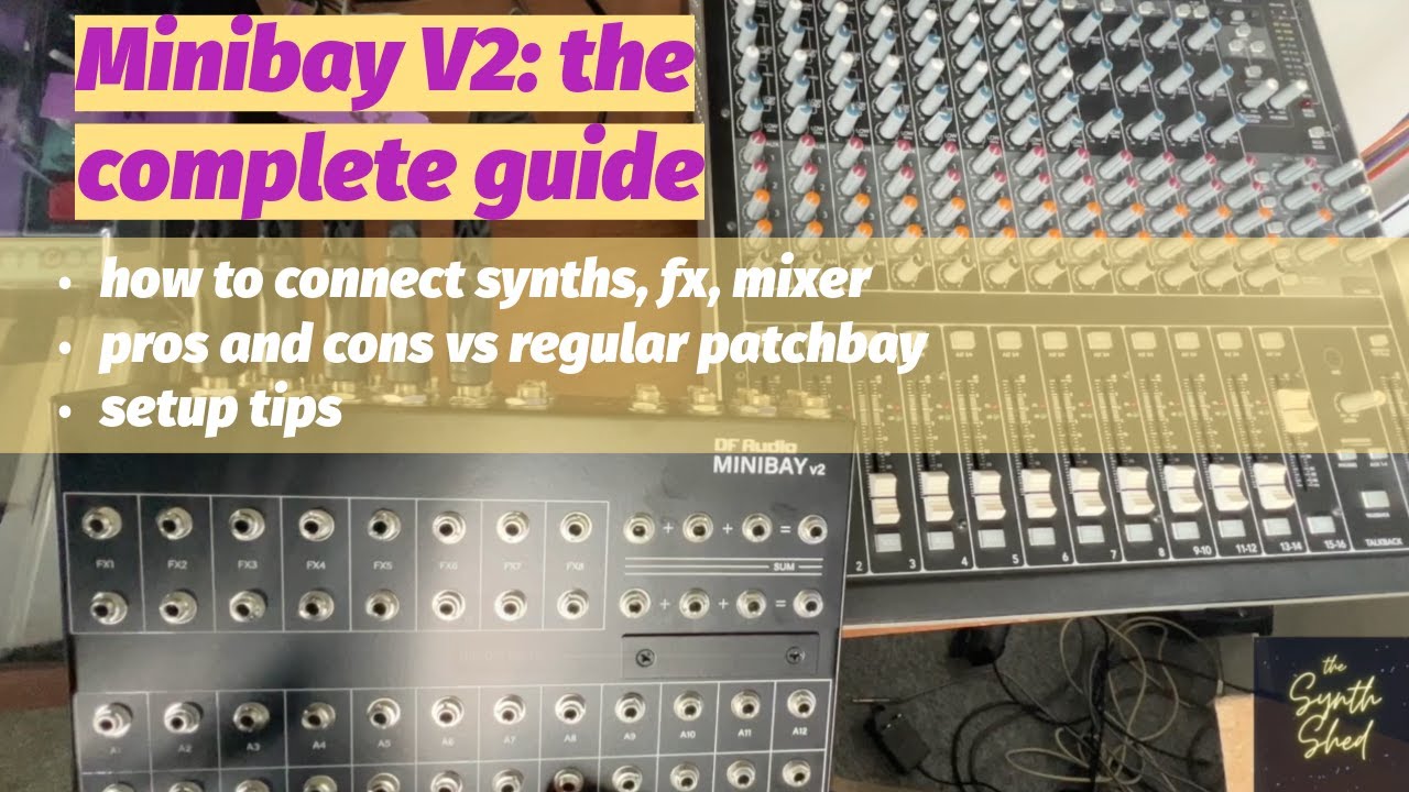 DF Audio Minibay V2 (beginner's guide) – The perfect hub for your home studio and/or DAW-less rig?