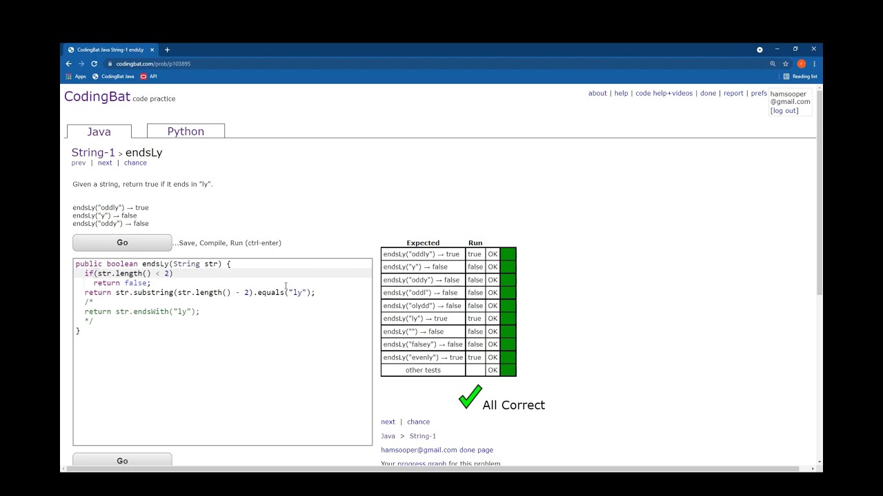 CodingBat Walkthrough: String-1