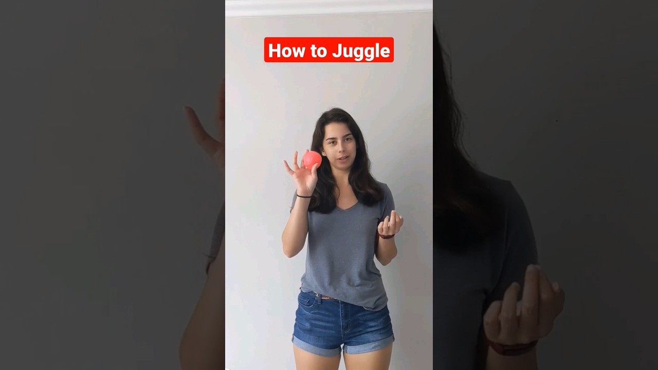 How to Juggle in 3 Steps!🤹‍♀️