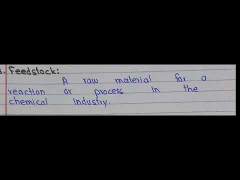 Define Feedstock
