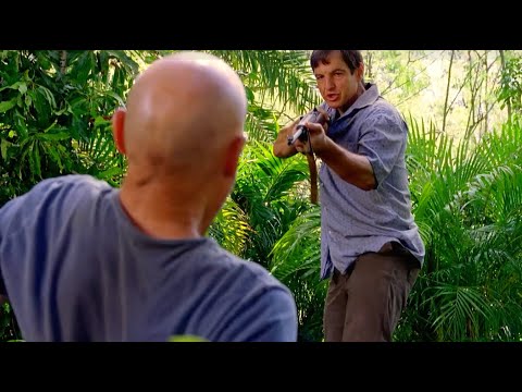 John Locke is shot by Ethan Rom during time travel (05x01 - Because You Left)
