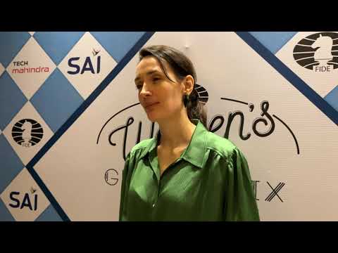 Interview with Kateryna Lagno | FIDE Women's Grand Prix in New Delhi | 11 Round