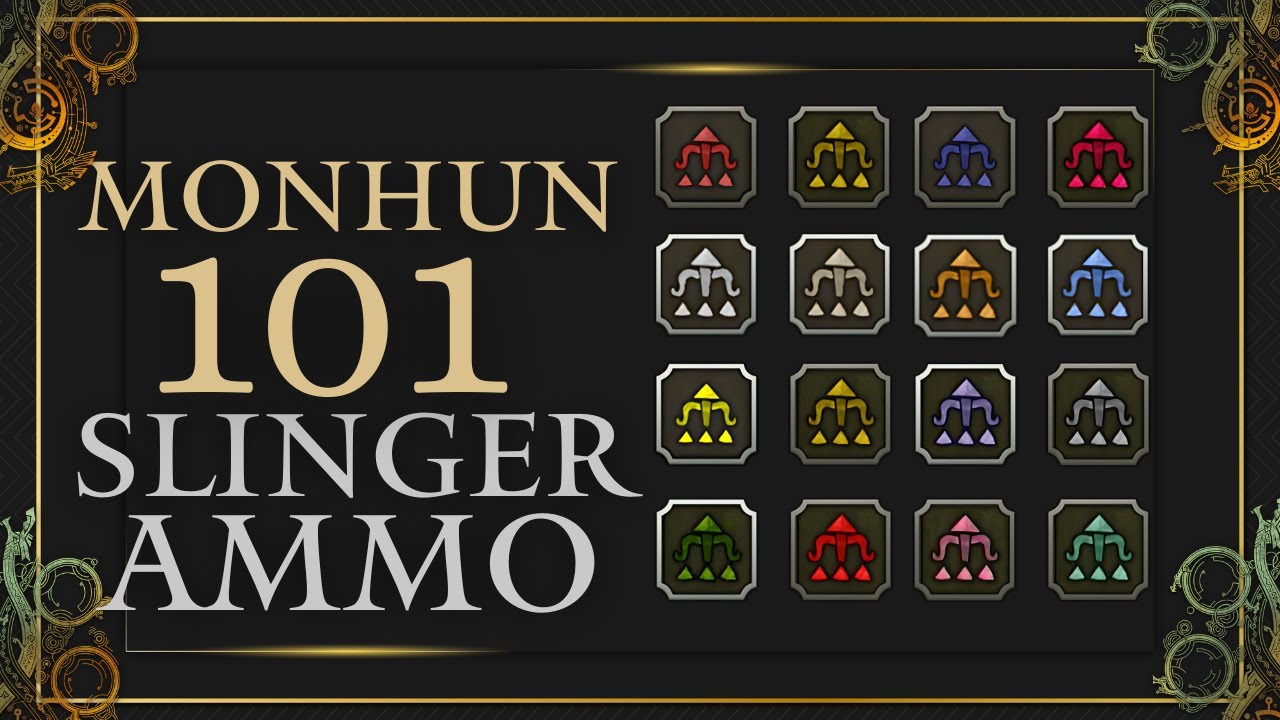 Monster Hunter 101: How Slinger Ammos Actually Work