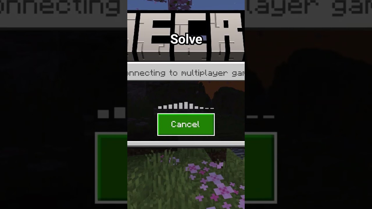 how to solve we were unable to connect to you problem #senpaispider #minecraft #mcpe #problem