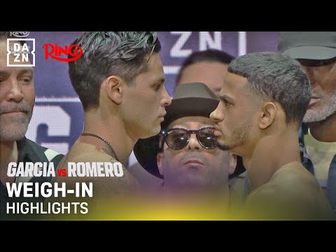 RYAN GARCIA vs. ROLLY ROMERO | Full Weigh In