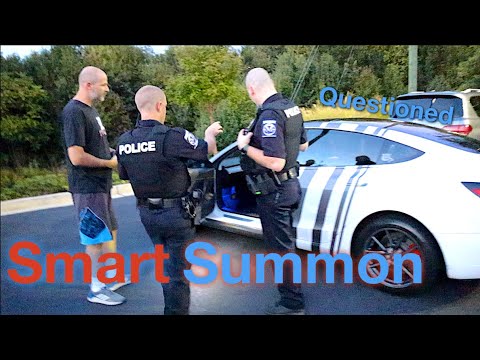 Tesla Smart Summon challenges police officers on traffic rules | Motor ...