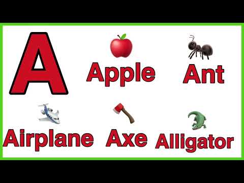Words Starting With A / Learn Words that Start with A Sound