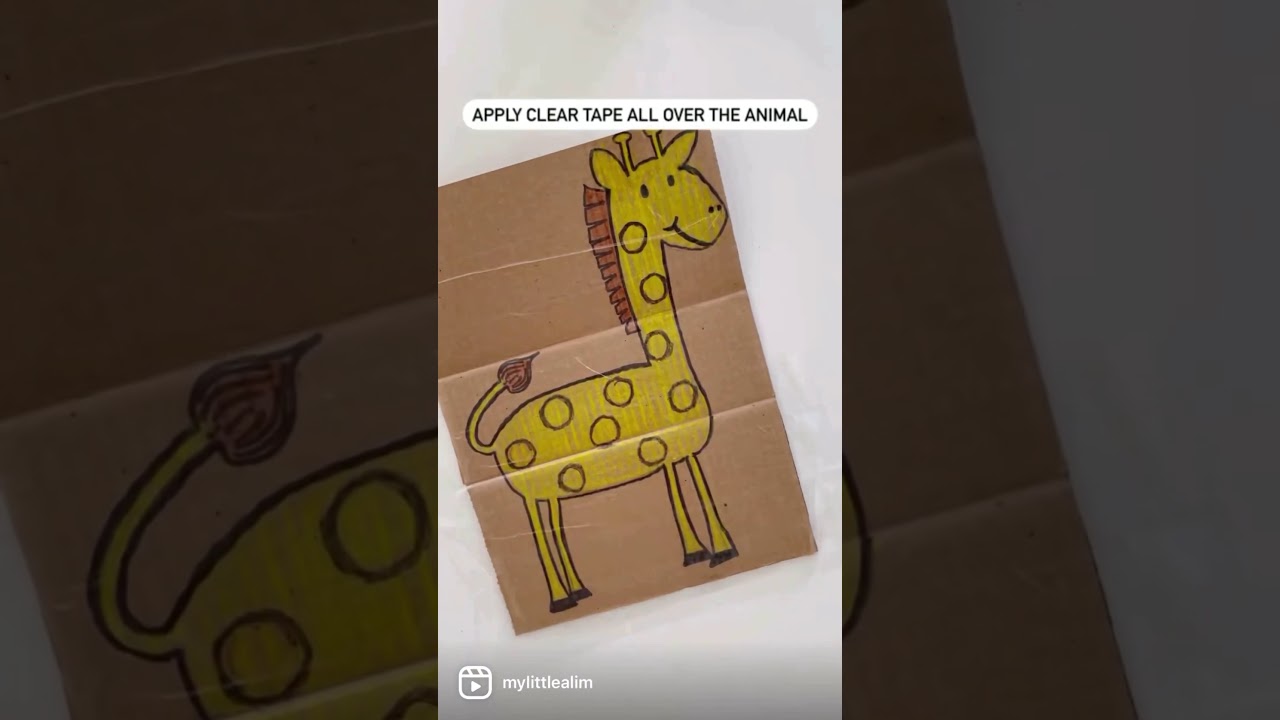 Giraffe Number Spots Match #shorts