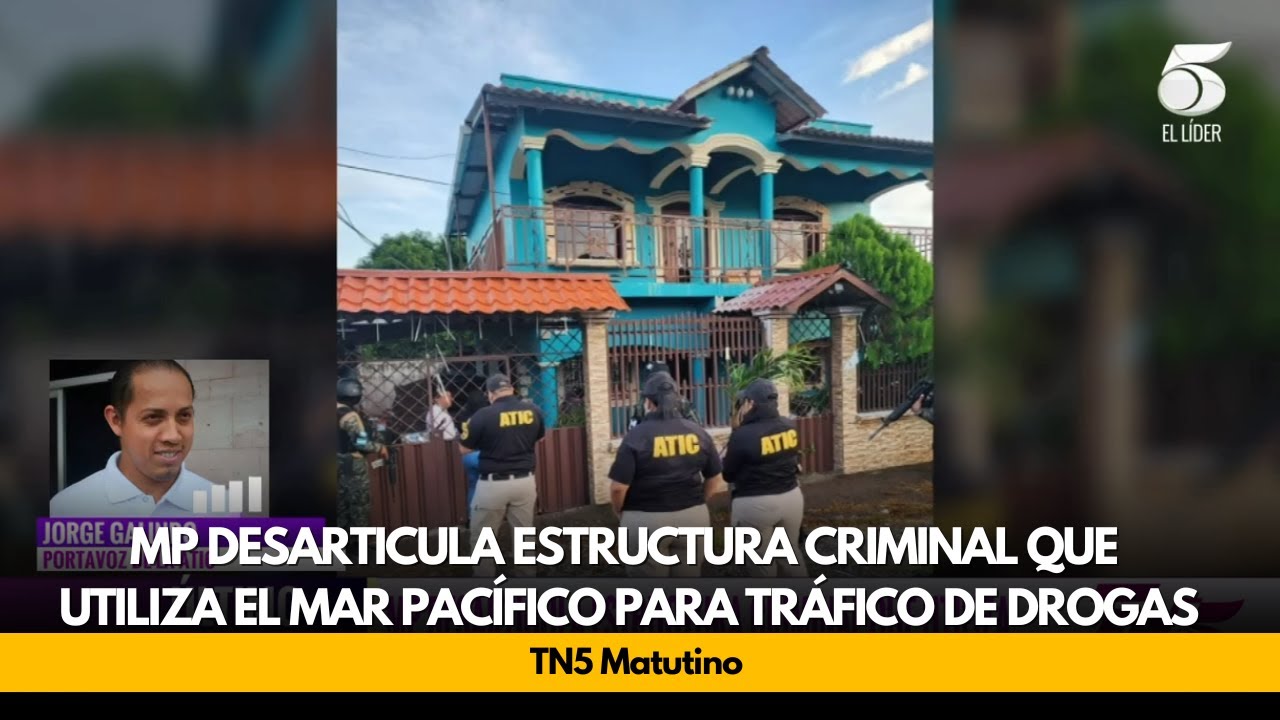 MP desarticula estructura criminal que utiliza el mar pacífico para tráfico de drogas
