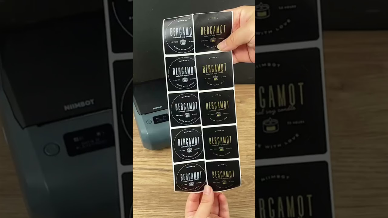 NIIMBOT M2 Thermal Transfer Label Maker - 83 $ Print that lasts. Design that stands out!