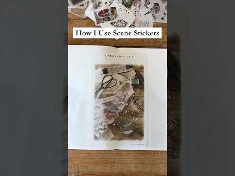 How I Use My Scene Stickers 🌸