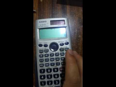 Mod for negative number Casio fx