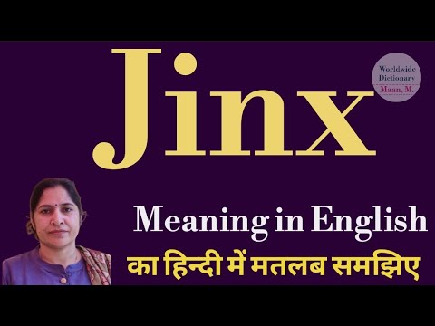 Jinx meaning l meaning of jinx l vocabulary