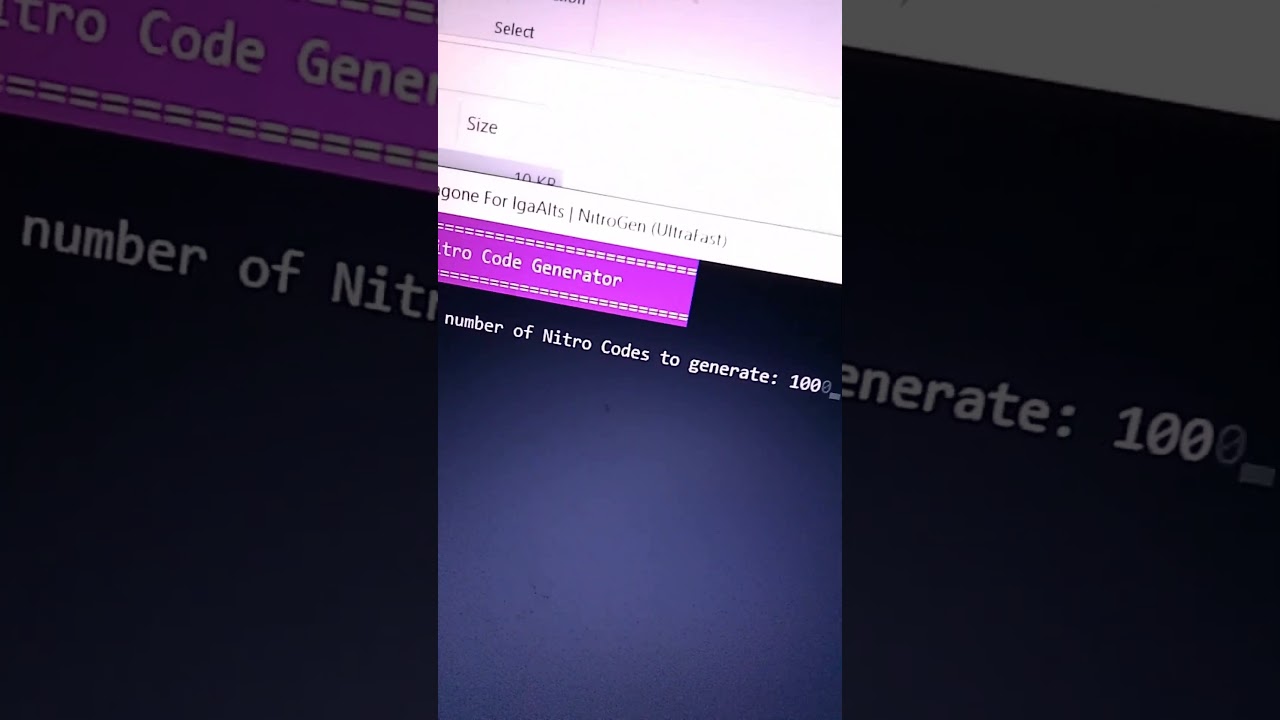 Nitro generator (appearance )