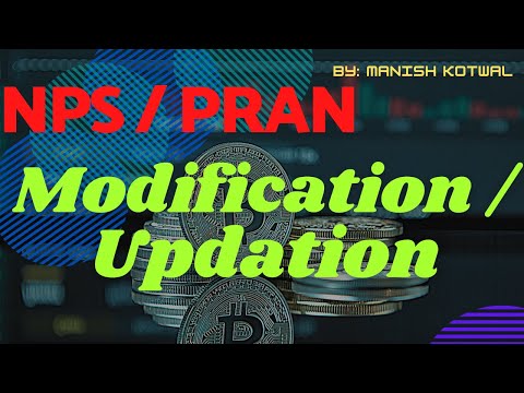 Updation / Modification of Personal information like nominee, address, bank detail etc in NPS, PRAN.