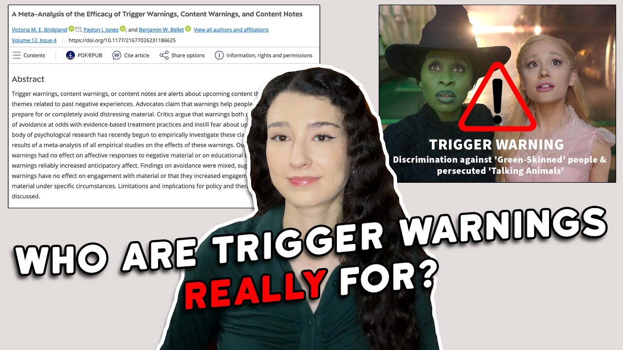 The science is out: Trigger warnings don't work.