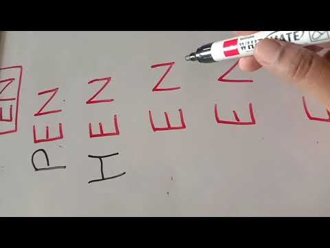 Learning to Spell 3 letter words ending with 'EN'.(Arran is 3 years old)