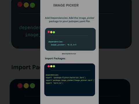 Flutter Image Picker Tutorial | How to Use image_picker for Easy Image Selection