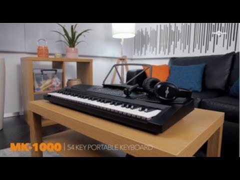 MK-1000 54-Key Portable Keyboard by Gear4music | Gear4music