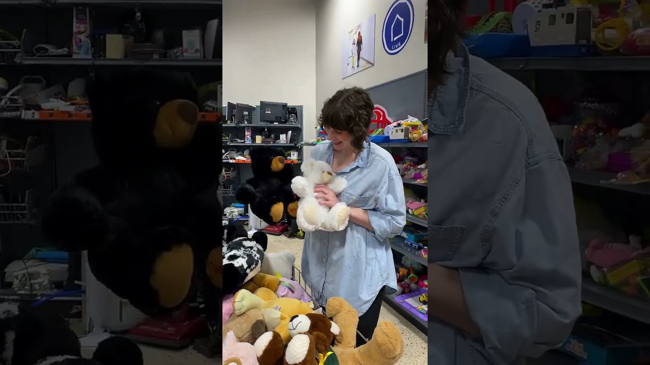 DIY Build-a-Bear Style with Thrifted Finds from Goodwill! #ThriftDIY #GoodwillSCWI #CraftyKids