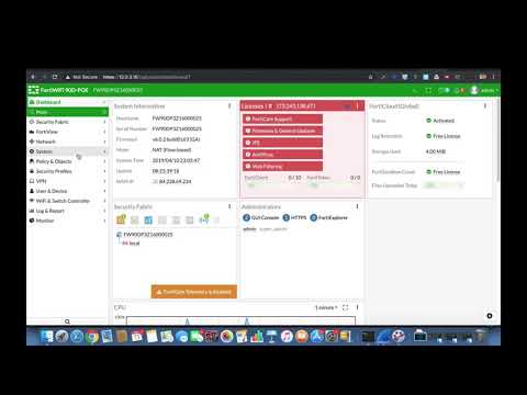 CLI Commands - Fortinet firewall