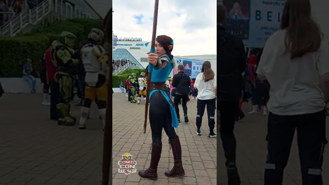 Elven Archer Cosplay 🏹 #Shorts