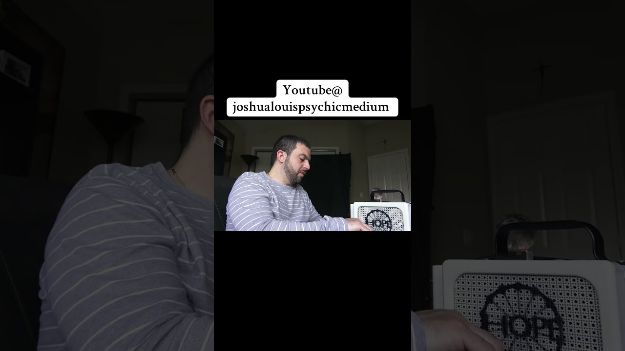 His wife comes through clearly