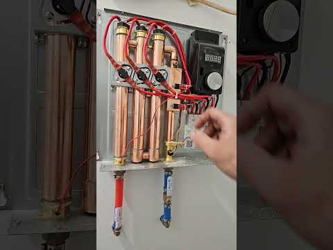 tankless electric heater installed. #diy