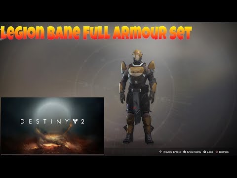 Destiny 2 Legion Bane Full Armour Set and Mark. Titan. [Rare]