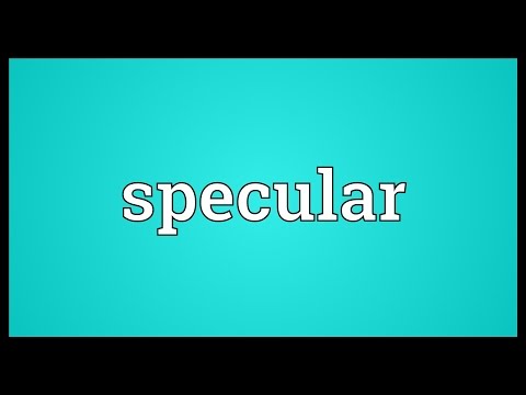 Specular Meaning