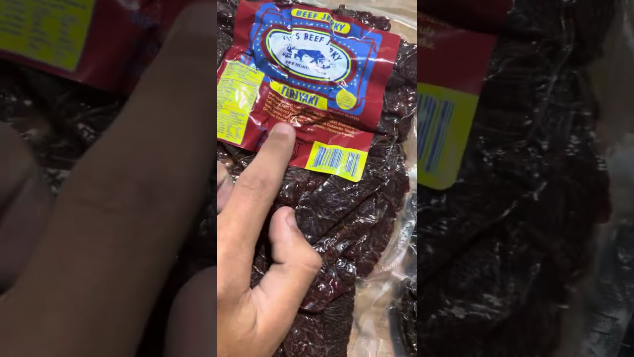 Reviewing  pat’s beef jerky