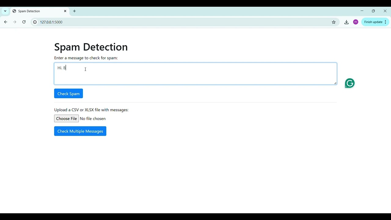 Spam Detection Web App with Flask, NLP & Multinomial Naive Bayes Model | Python Project Demo