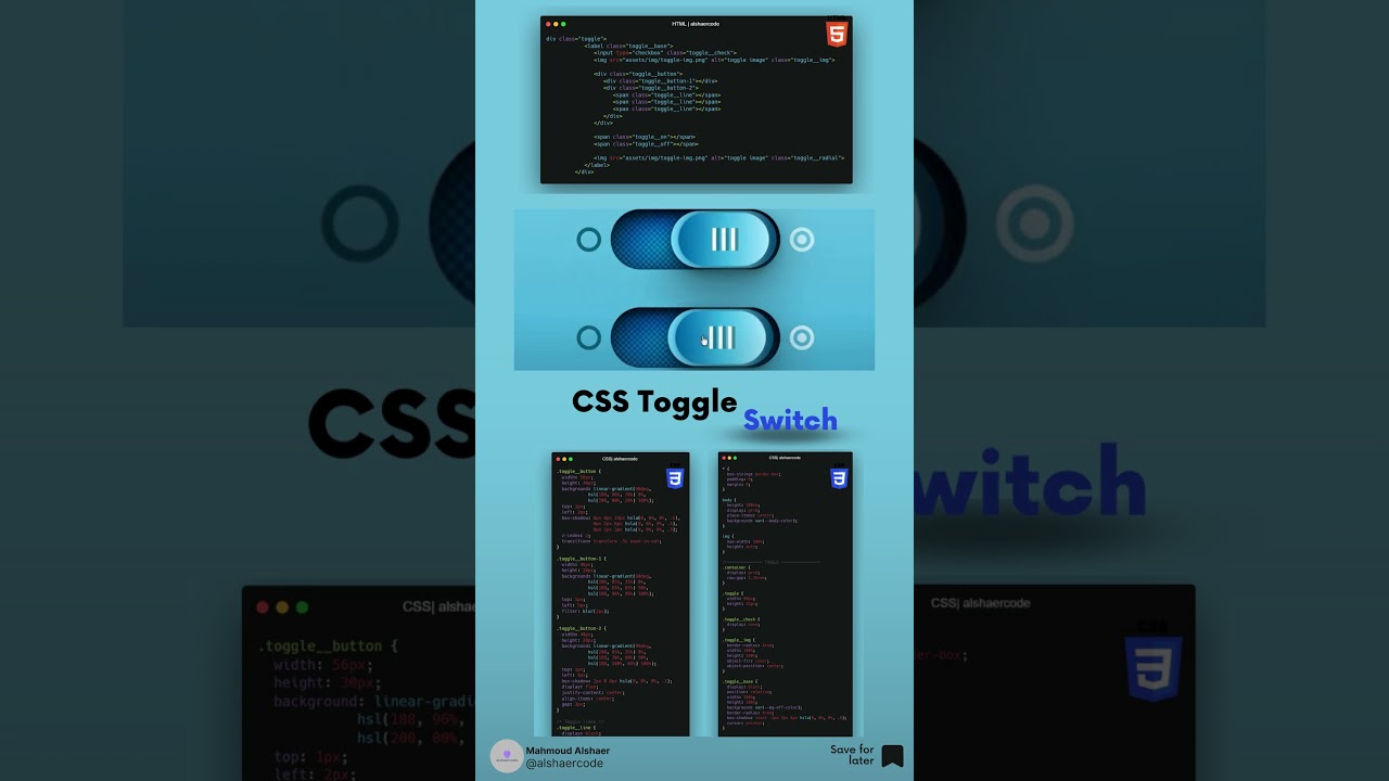 CSS Toggle Switch  Skeuomorphic CSS