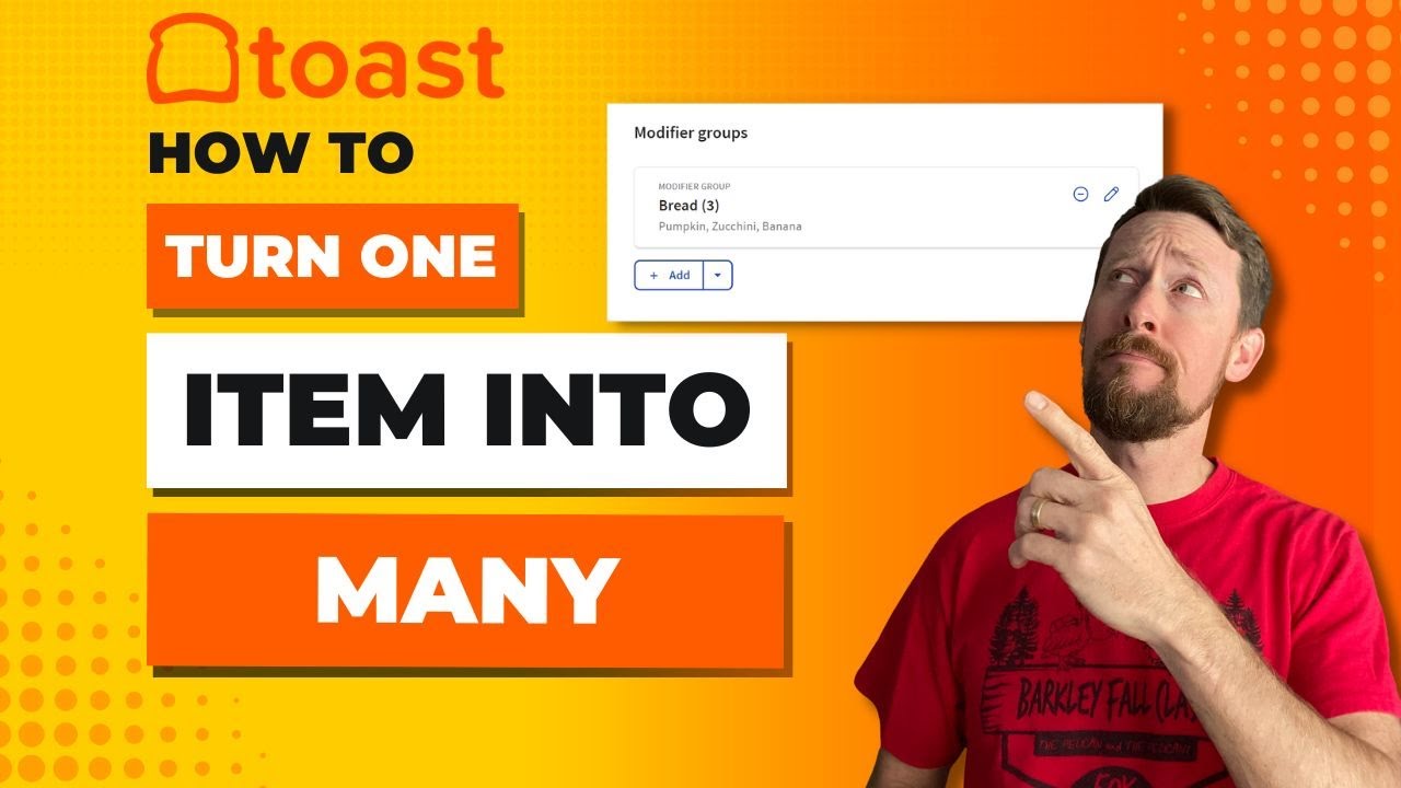 Toast POS: Create Item With Multiple Options