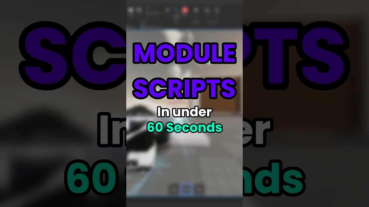 MODULE SCRIPTS Explained in 60s!#roblox #robloxstudio #module #scripting #coding #luau #robloxcoding