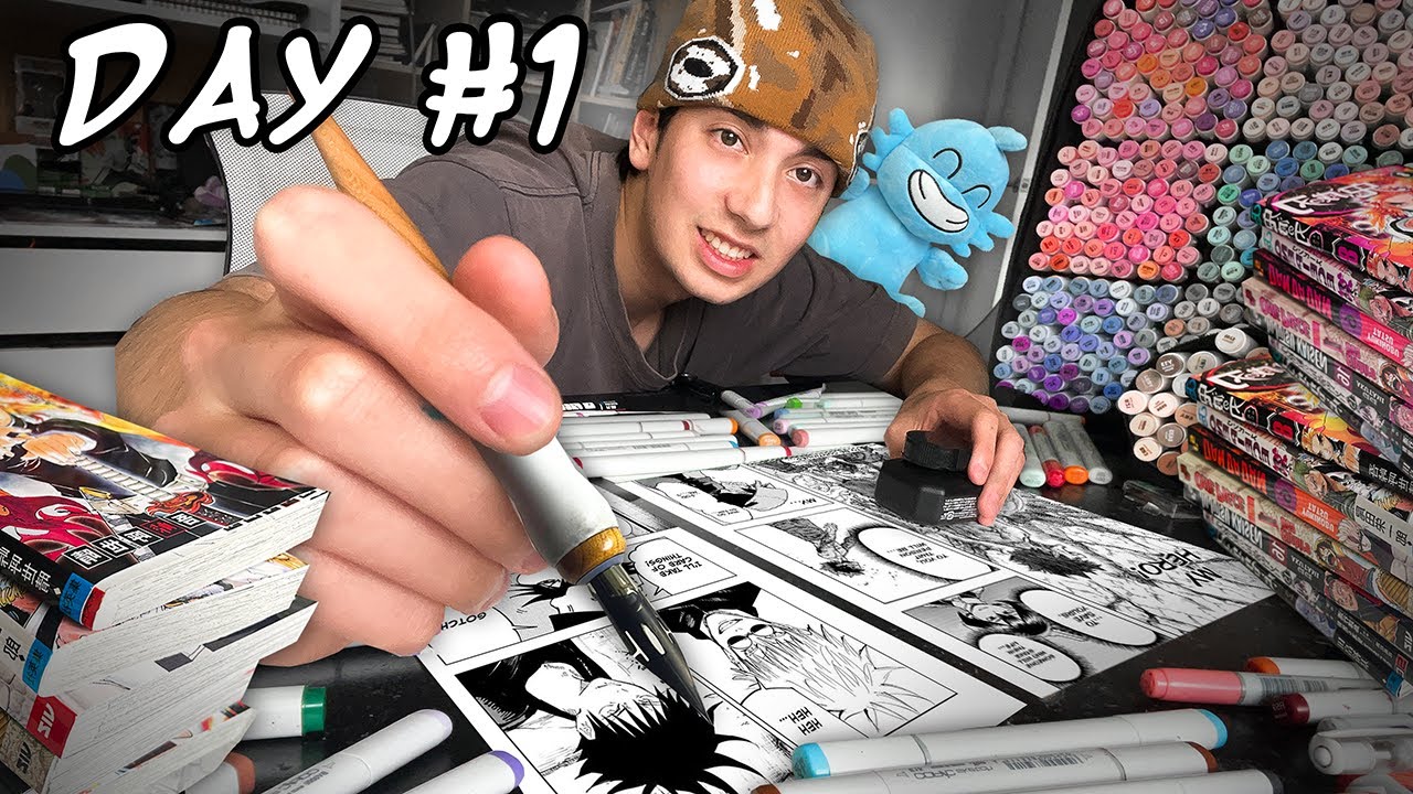 I Made my First MANGA in 1 WEEK!! 👀🎨 (in Japan)