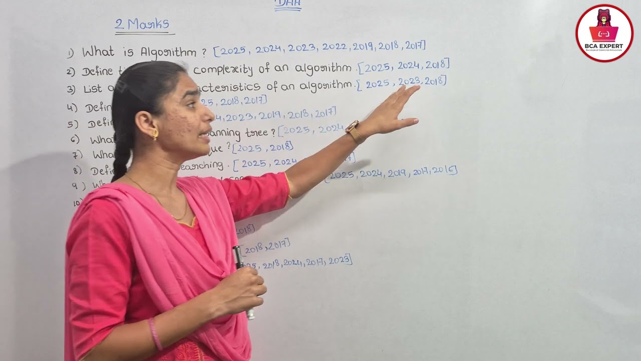 DAA Most Important Questions | Design and Analysis of Algorithms | BCA Expert
