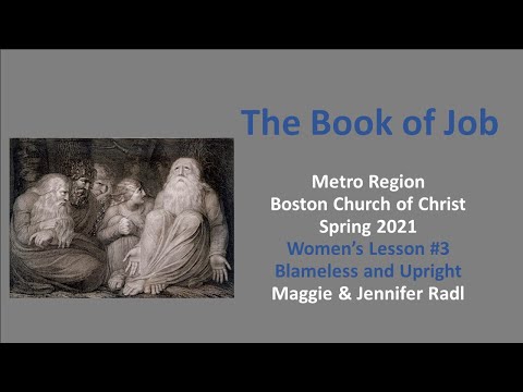 Job Lesson 3 - Blameless and Upright