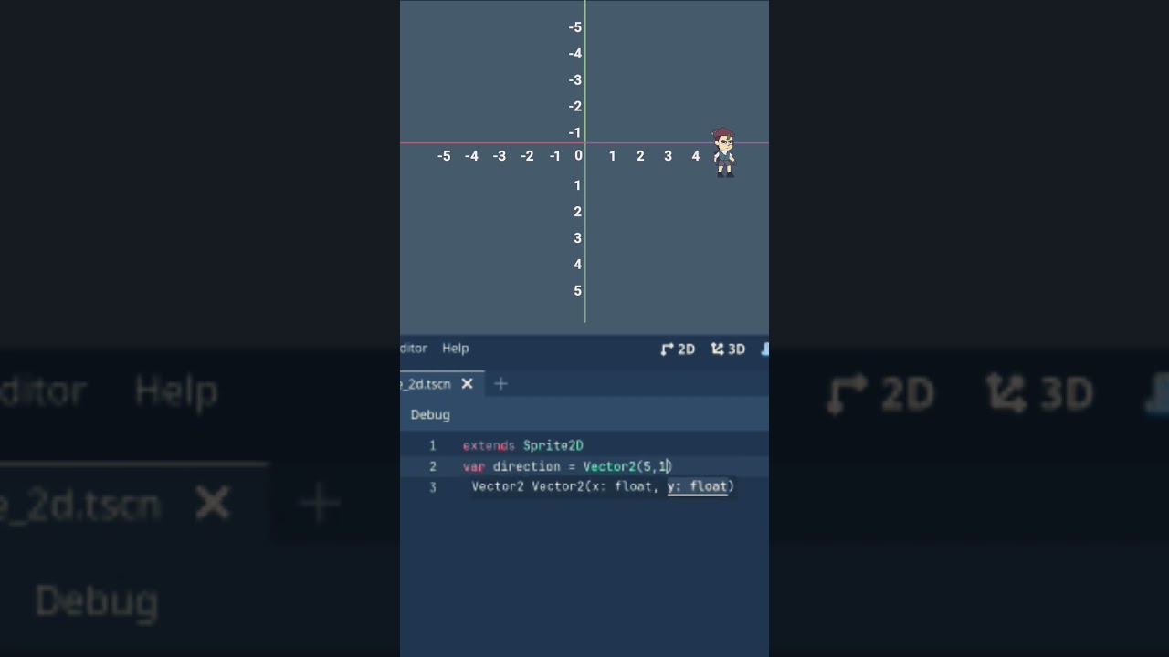 This is how vector works || GD Script || Godot coding || vector #godot #game_development #vector