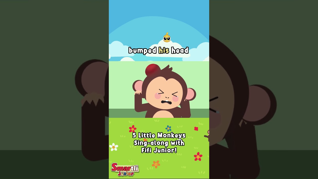 5 Little Monkeys | Fun Nursery Rhymes | Kids Songs | Smartli Junior for Kids #nurseryrhymes